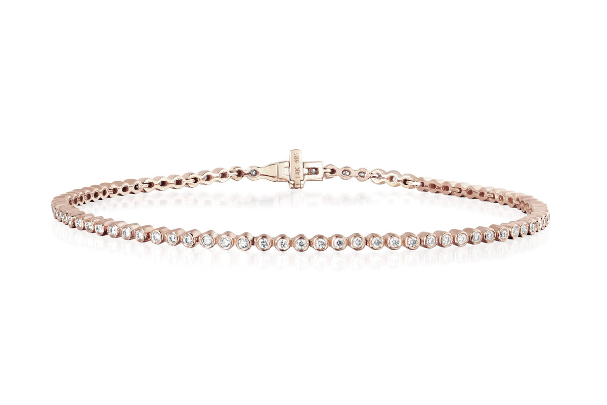 Diamond Bezel Eternity Bracelet — EF Collection®