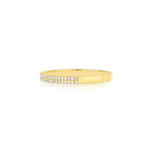Double Row Diamond Ring — EF Collection®