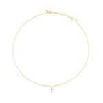 Diamond Cross Necklace — EF Collection®