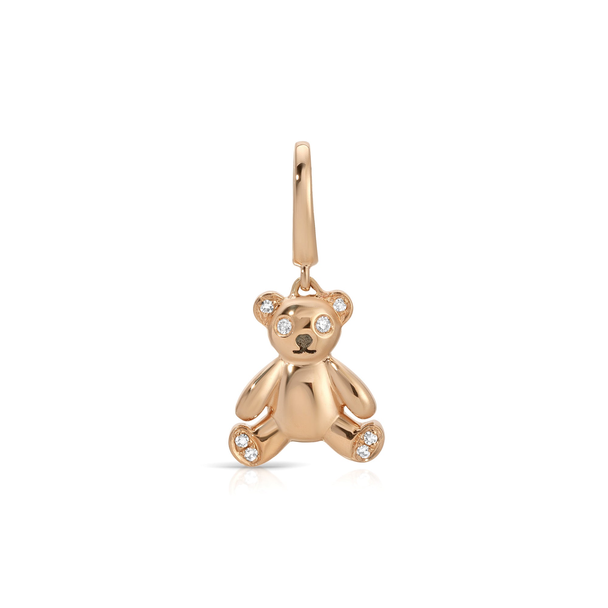Diamond Teddy Clip Charm — EF Collection®