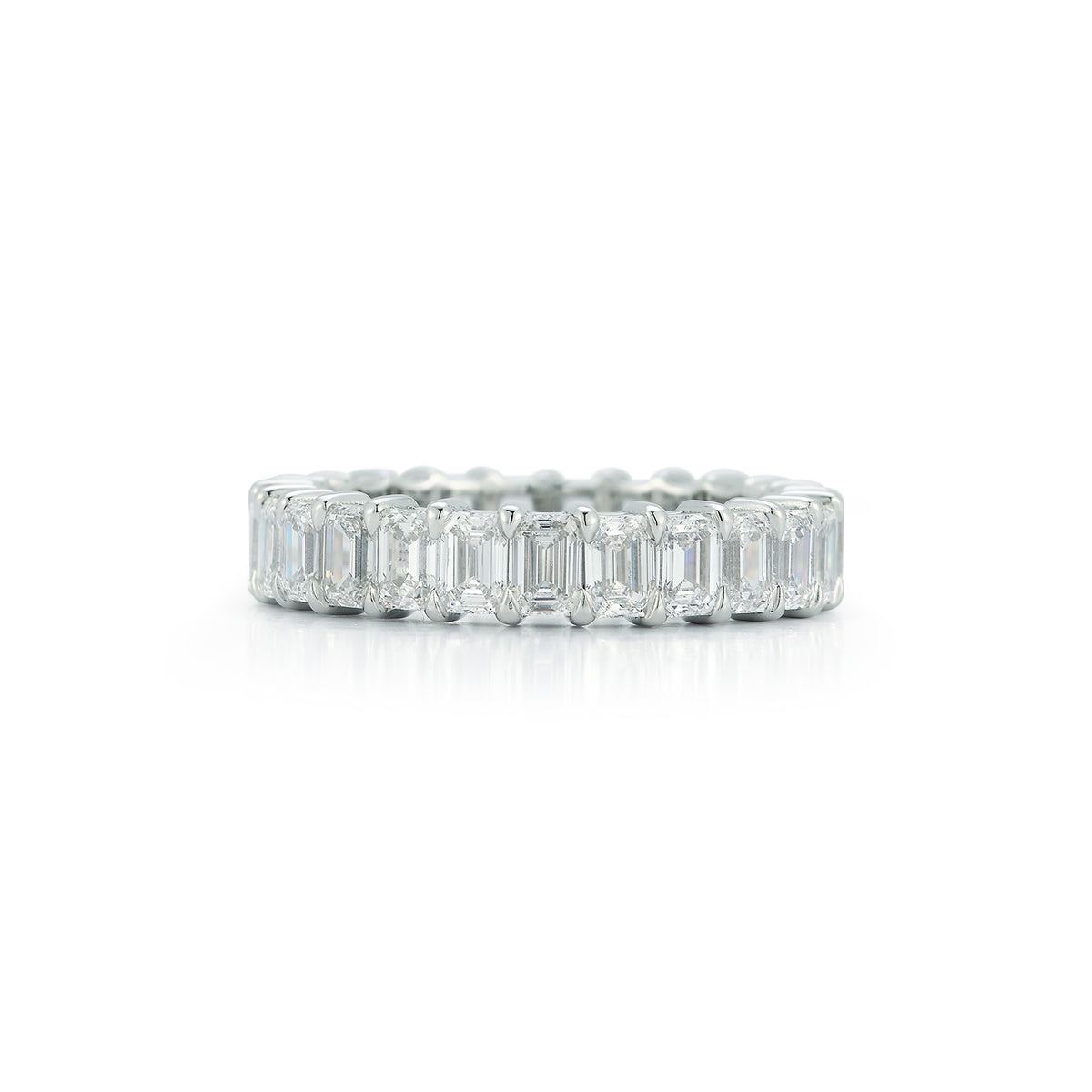 Emerald Cut Diamond Eternity Band — EF Collection®