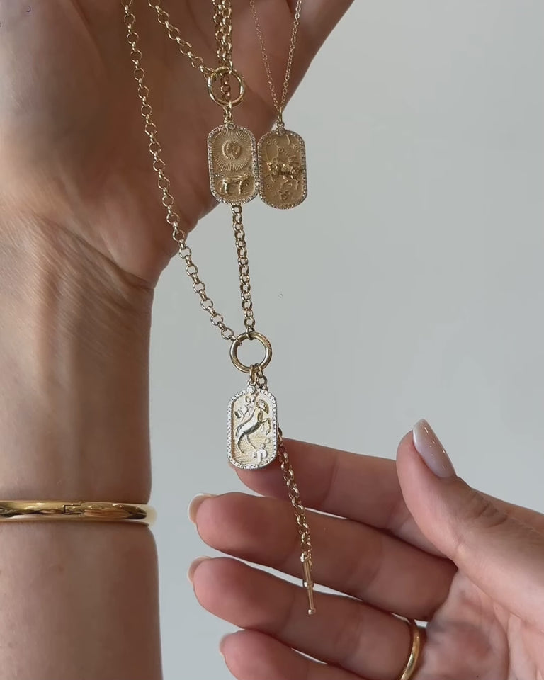 Diamond Cross Charm — EF Collection®
