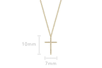 Diamond Cross Necklace — EF Collection®