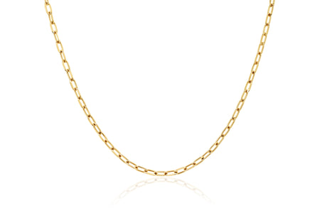 Mini Link Chain Necklace | 14k Gold | EF Collection — EF Collection®