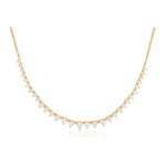 Graduated Diamond Necklace | 14k Gold | EF Collection — EF Collection®