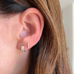 Diamond Bar Stud Earring — EF Collection®